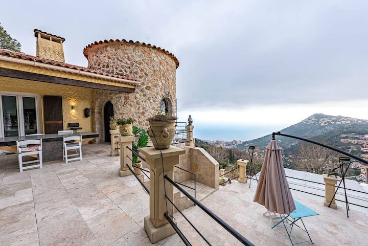 Monaco| Seaview White Villa - Pool & Garden - Monaco
