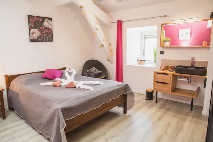 Chambre Balazuc - Village Classé, Clim & Rivière - Balazuc