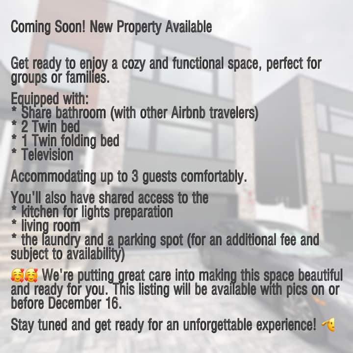 1.3 Private Room/share Bathroom - Hoboken