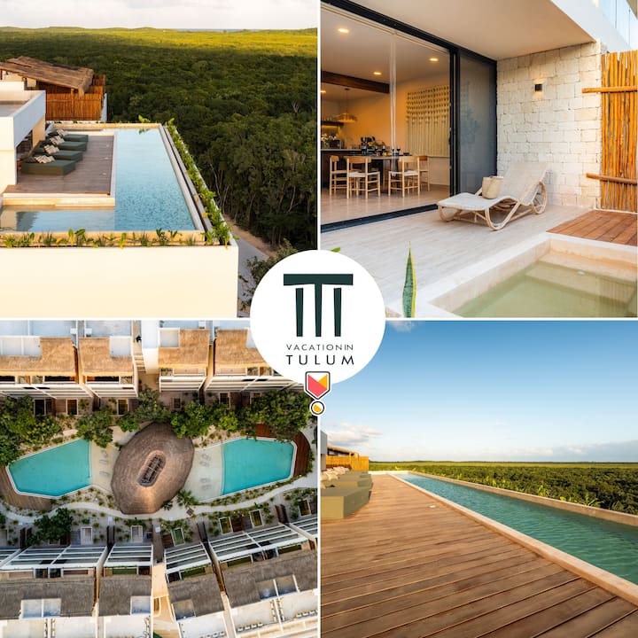 2br Jungle View W Private Pool | Gym | Fast Wifi - Mexico