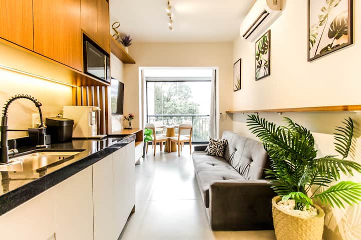 Ap. Aconchego | Próx Ibirapuera, Metrô E Hospitais - São Paulo