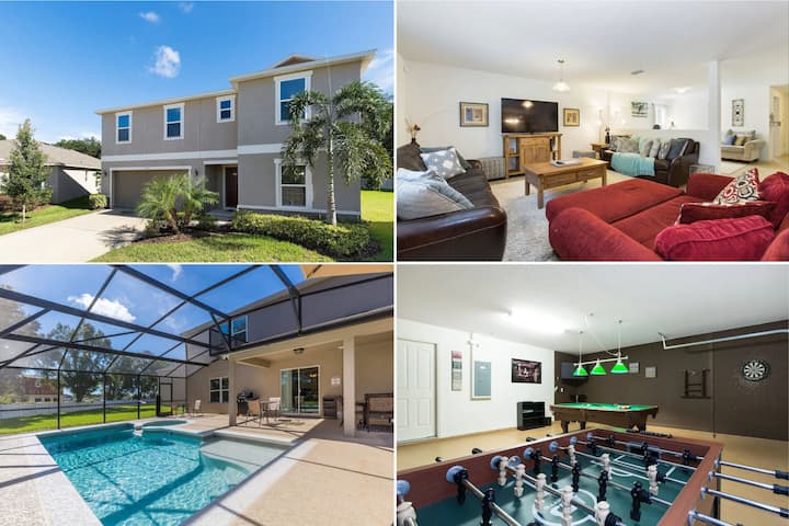 6 Bd/ 4.5 Ba Sleeps 12! Crystal Cove (957eg) - Kissimmee, FL