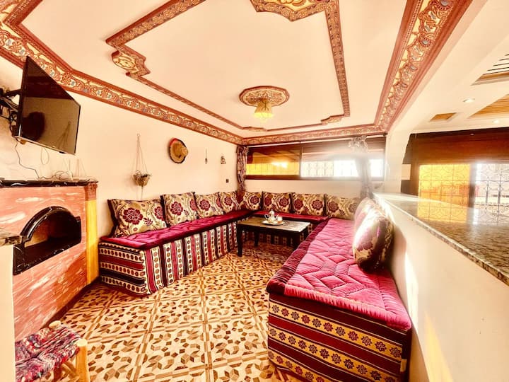 Berber Apartment With Panoramic Terrace - Tamraght - Taghazout