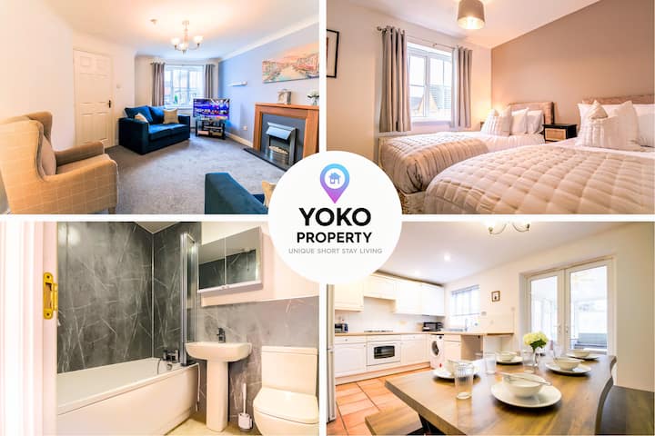 Welcoming House - Sleeps 6 - Free Parking & Sky Tv - Northampton, UK