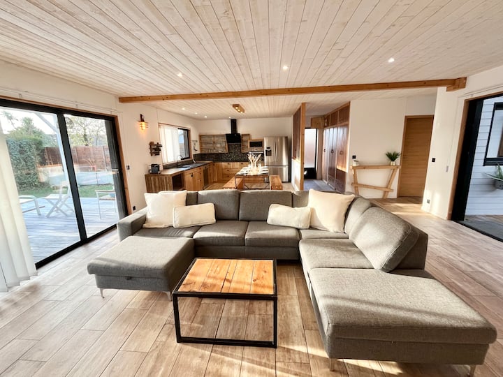 Villa Juline Bassin D'arcachon, Piscine, Sauna - Le Teich