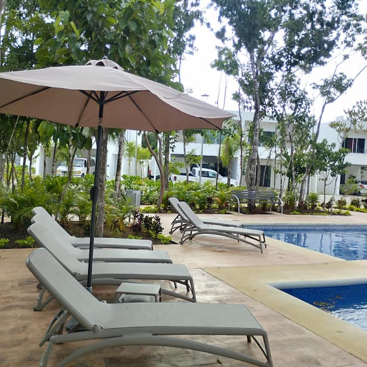 Comfortable House, Common Pool, Playa Del Carmen - プラヤ・デル・カルメン