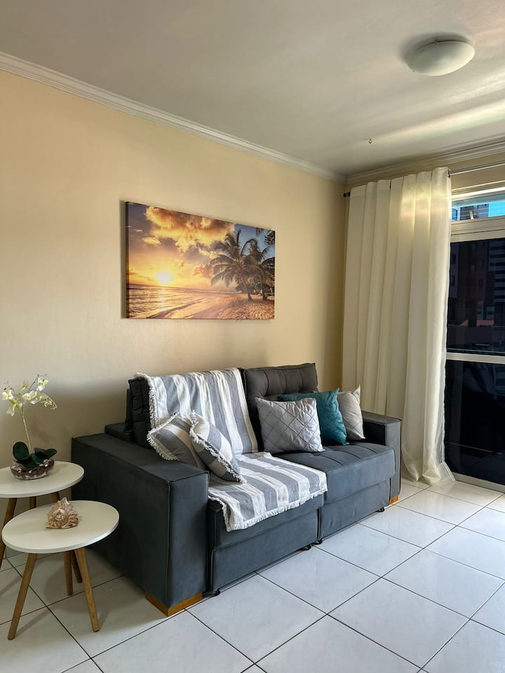 Apto Amplo Climatizado 3 Quartos - Maceió