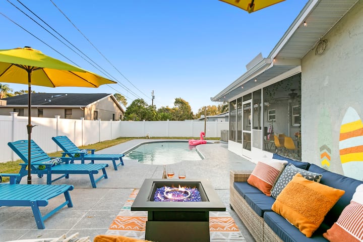 Heated Pool, Hot Tub, Game Room, 10 Min To Beach - Clearwater, FL