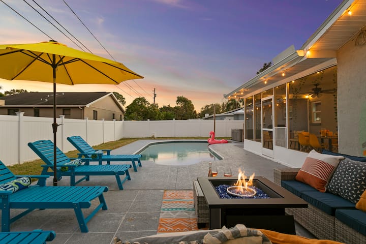 Heated Pool, Hot Tub, Game Room, 10 Min To Beach - Dunedin, FL