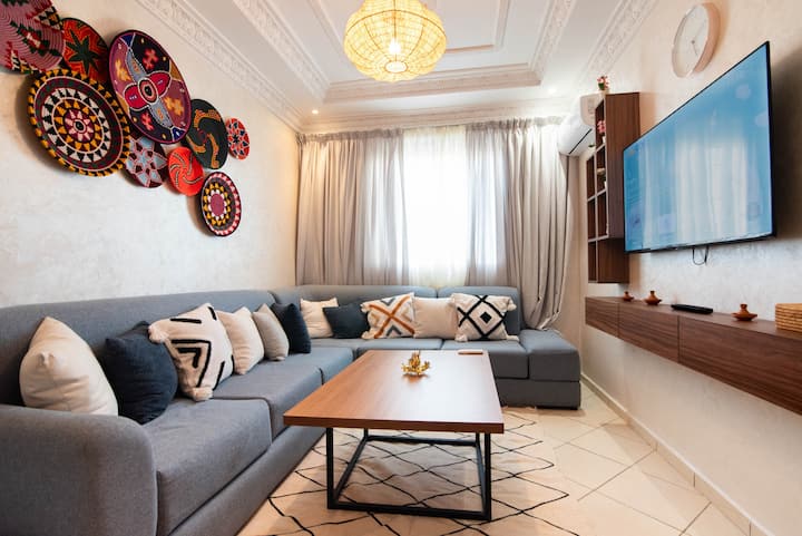 Appartement Familial Confortable Spacieux éLégant - Agadir