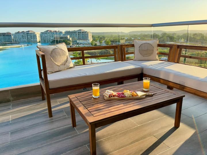 Vista Panoram 360 Baia Kristal [Vista Laguna]-apto - Turbaco