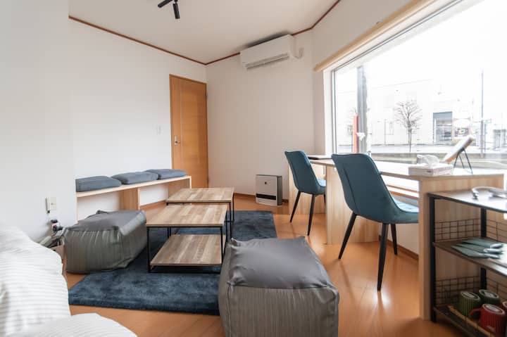 78㎡ Entirehome｜6min To Zenkōji-shita｜2br6paxfree P - Nagano