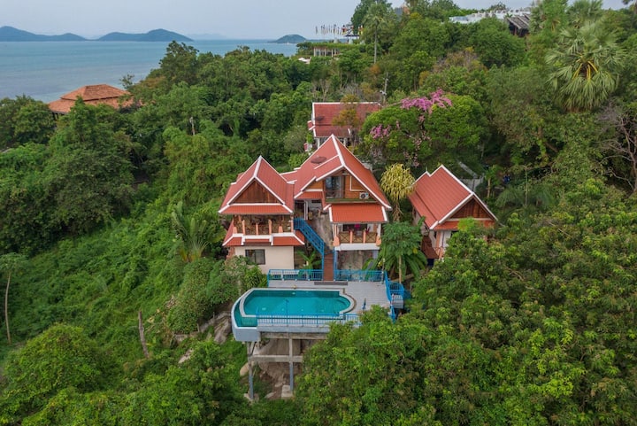 Villa Laem Set- 4 Chambres Vue Mer - Koh Samui