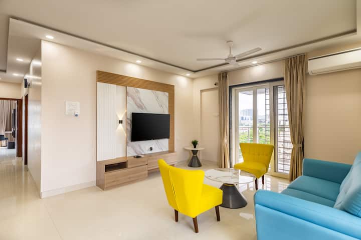 Luxury 3 Bhk Service Apartment In Bkc, Mumbai - Mumbai