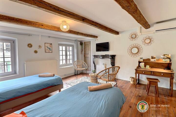 Chambre Pauline 2lits Modulables - Tournon-sur-Rhône