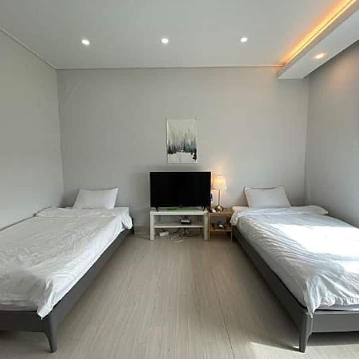 월정하우스 201호 트윈룸 취사가능 - Jeju-si