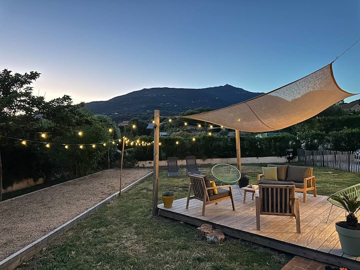 Maison Climatisée 300m Plage Idéale 2 Familles - Propriano