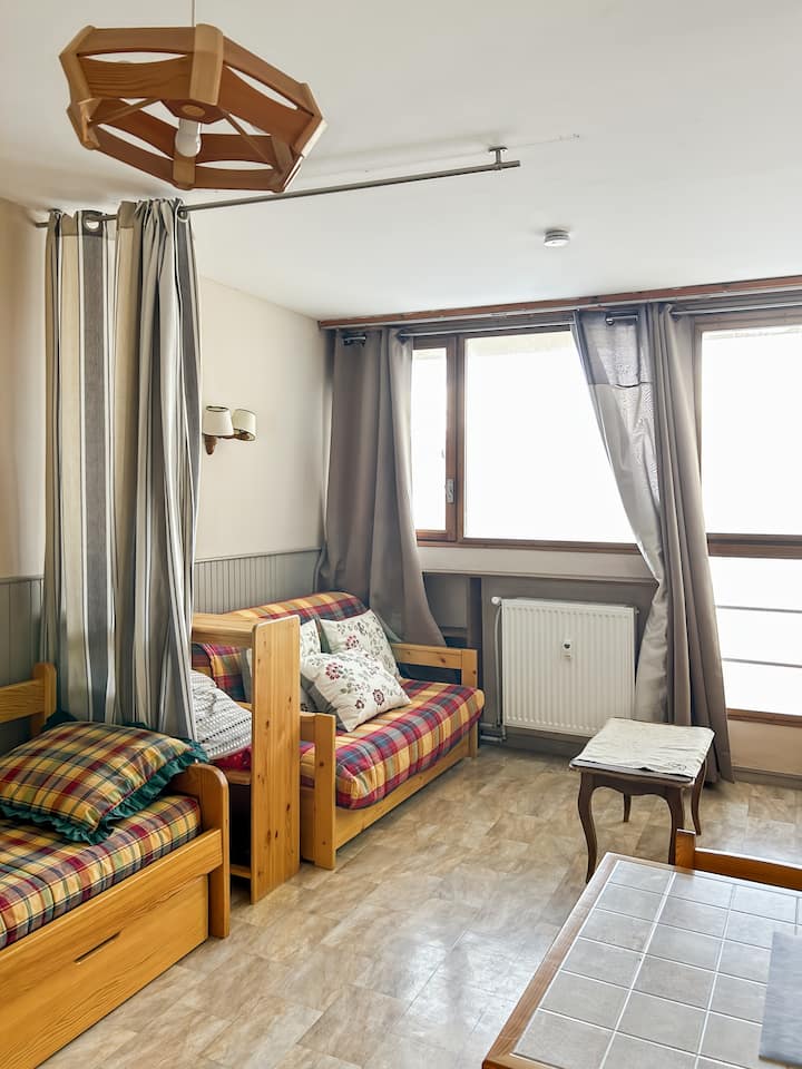 Studio Confortable - 4 Couchages à 6min Des Pistes - Barcelonnette