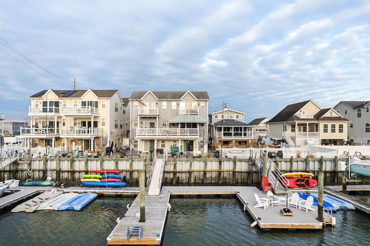 Beautiful Bay House W/ Boat Slip - Wildwood, NJ