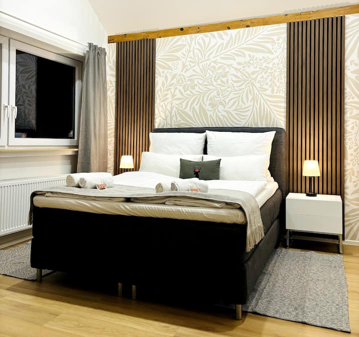 Dachgeschoss Klima 3x Queen Size Balkon Kuche Tv - Bad Bellingen