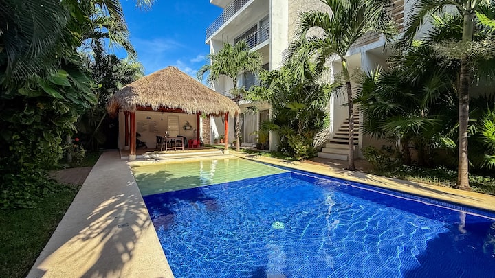Private Oasis - 2br Poolfront 9p - Free Park - Playa del Carmen