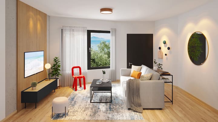Two Bedrooms Apartment - Contactless Check-in - Versoix