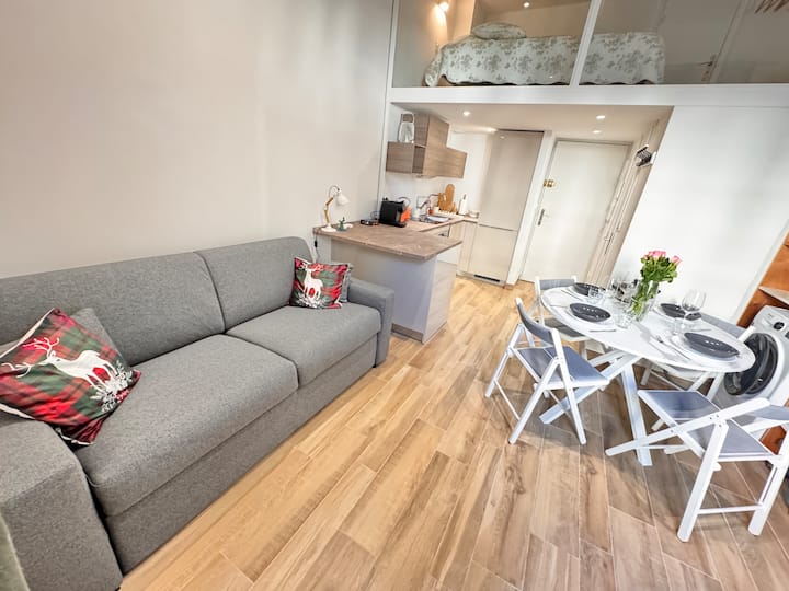 Studio Central Avec Mezzanine, à 3 Min De La Mer - Nice