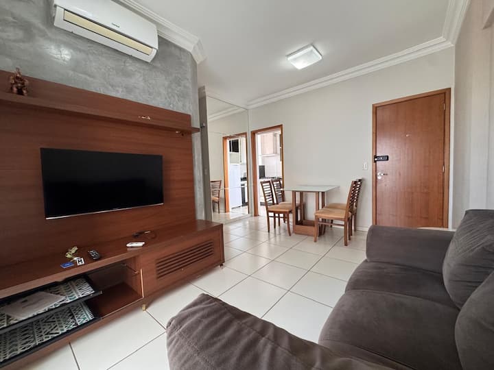 Apto Ao Lado Do Hospital Premium Todo Climatizado - Goiânia