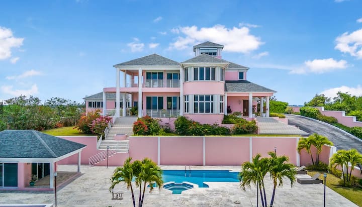 Private 6br Oceanview Villa - Nasáu