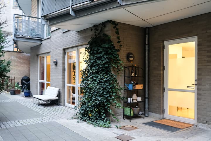 Cozy, Central, Ground-floor Apt - Copenhagen