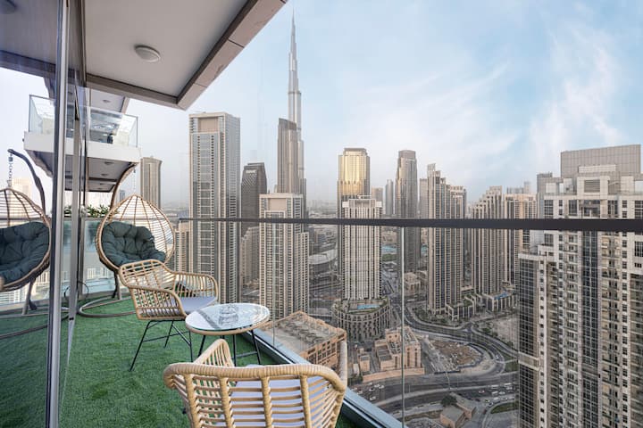 5* Stunning 2br Burj Khalifa View W/ Infinity Pool - Dubai