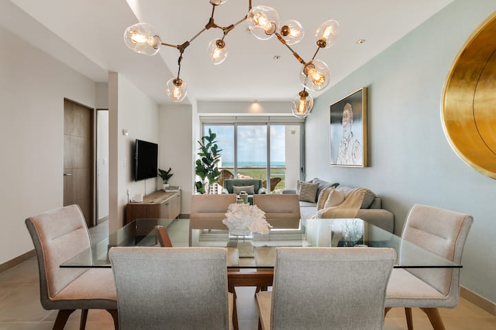 Penthouse 80m High + Views By Lodging Cancun - Cancún