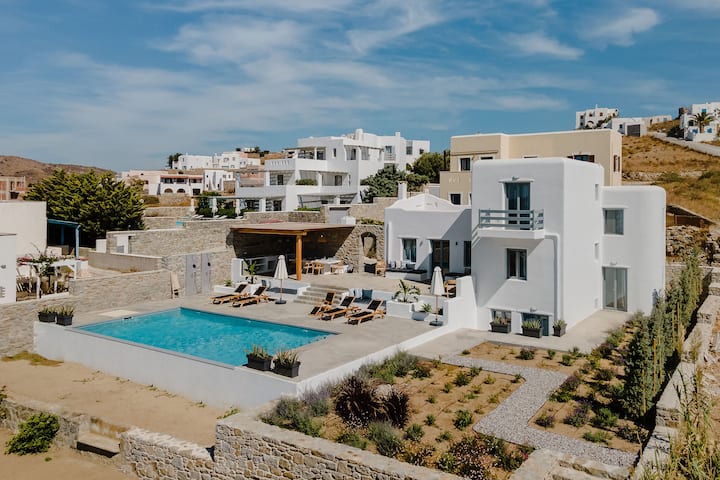 Serenity Sunset Villa, Glinado Naxos, By Naxosvibe - Naxos