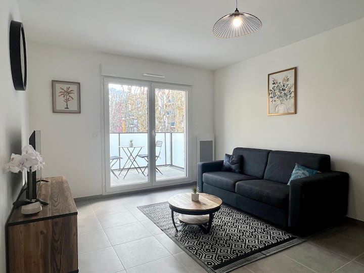 Joli 2p Résidence Neuve Terrasse - Musée Matisse, Nice