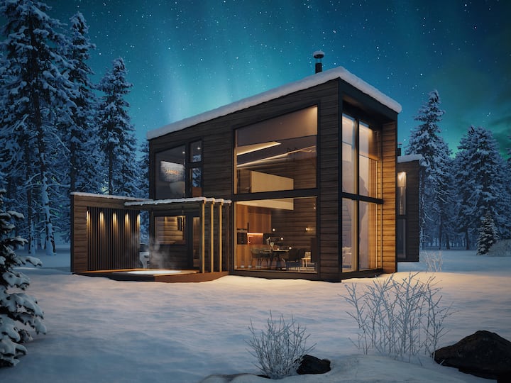 Glass Villa At Jänkä Resort - Kittilä