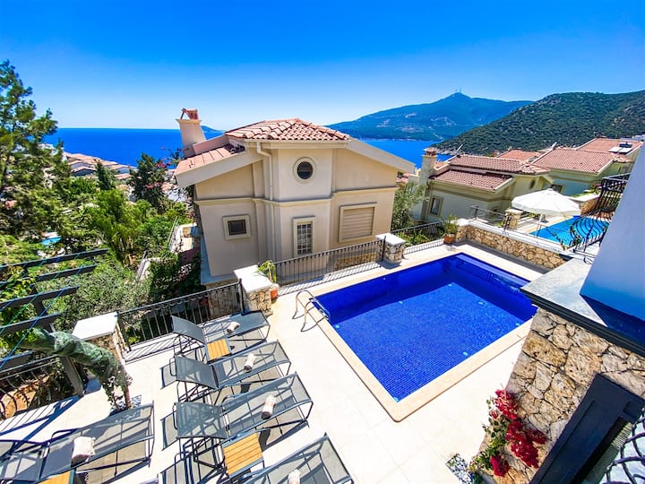 Sea View Villa For 6 Persons In Kalkan Kalamar - Kalkan