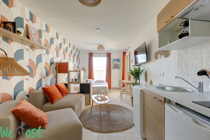 Elégant Et Grand Studio Pour 2 Pers Avec Balcon - Lyon