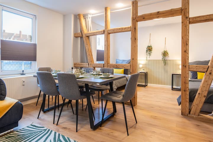 Apartment–terrasse–modern–küche - Gotha