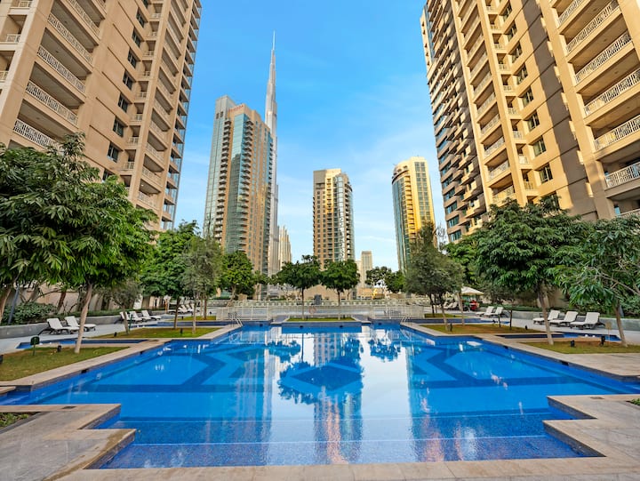 2br With Mini-golf In Dt Dubai | Burj Khalifa View - Emiratos Árabes Unidos