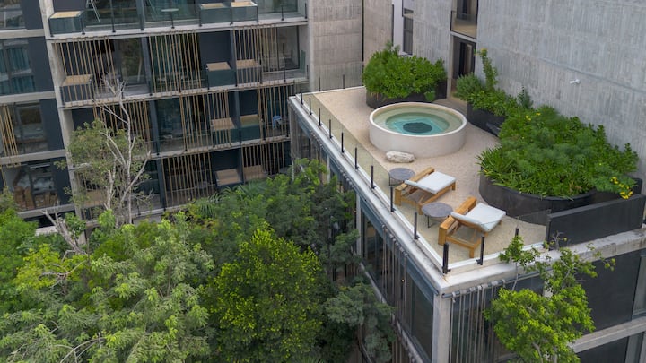 Extraordinary Penthouse W/fast Wifi & Private Pool - Paradise Beach