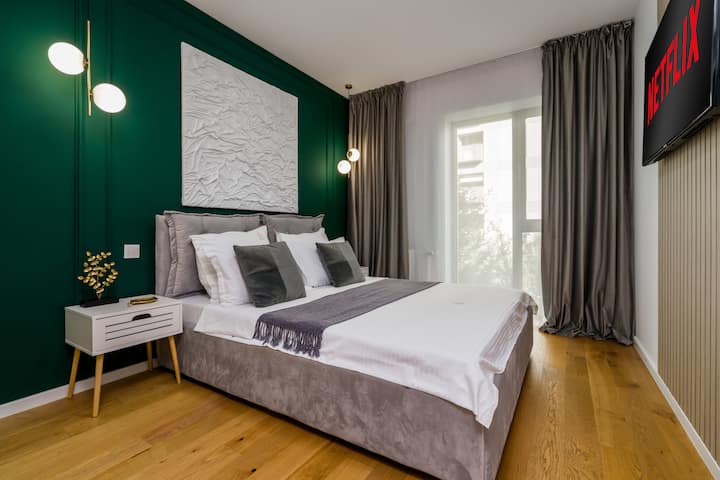 Mido Green Apartment With Parking & Self-check-in - Aeropuerto de Bucarest Henri Coandă (OTP)
