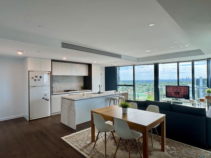 270 Degree City View Apt In Box Hill - 3bd 3bth 1c - 白馬市