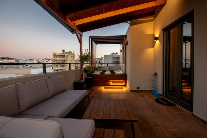 Isola Modern Loft - Private Jacuzzi - Héraklion