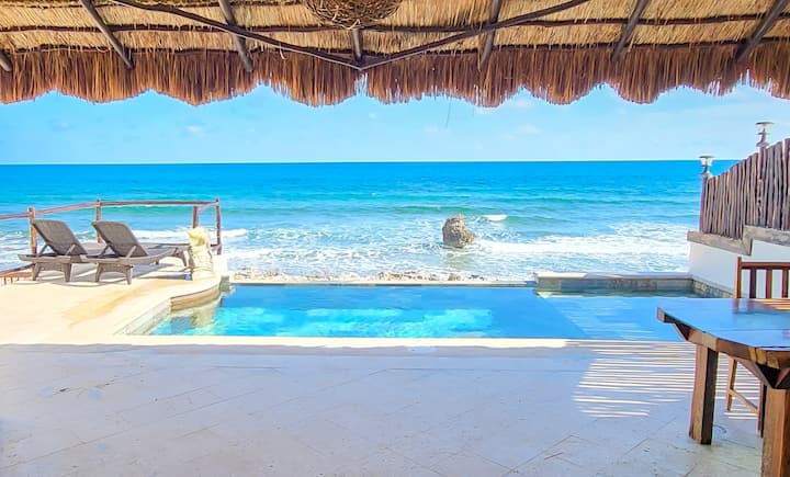 Casa Luna Azul - Oceanfront ! - Isla Mujeres