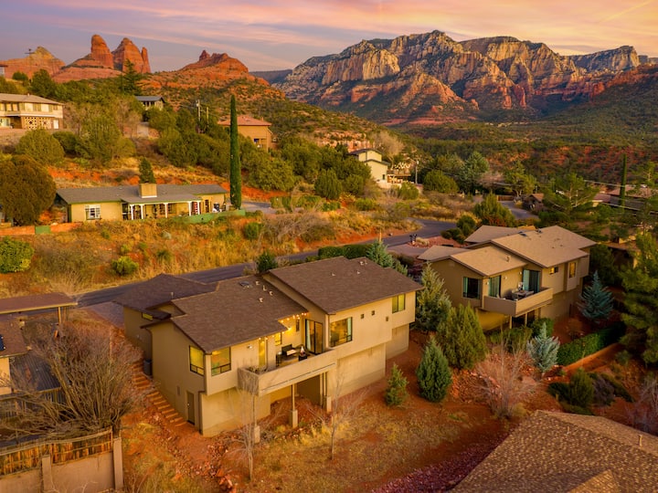 Mountain View Lookout-uptown Walkable/red Rock Vws - Sedona, AZ