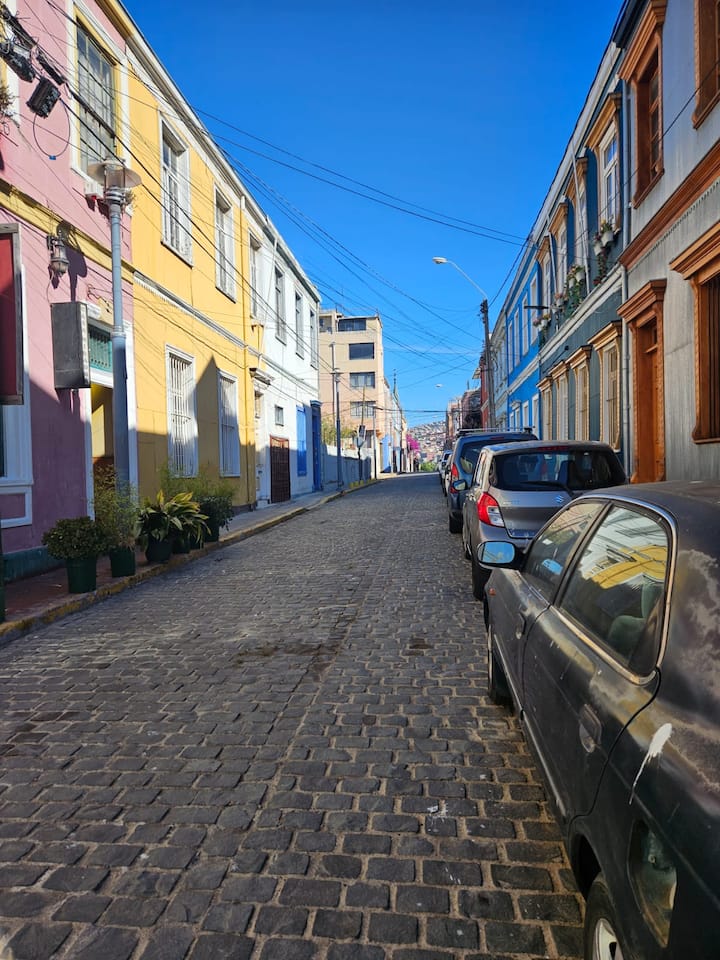 Loft Moderno Y Patrimonial En Cerro Concepción - 瓦爾帕萊索