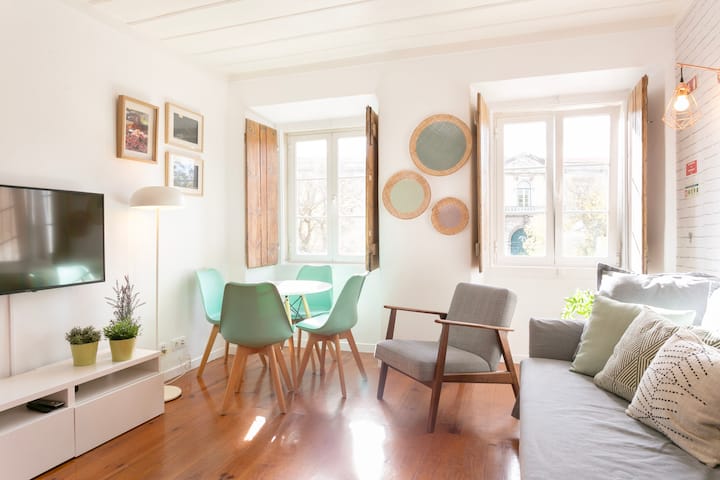 Lisbon Perfect 1 Bdr Flat W/ Air Conditioner! - Lisszabon
