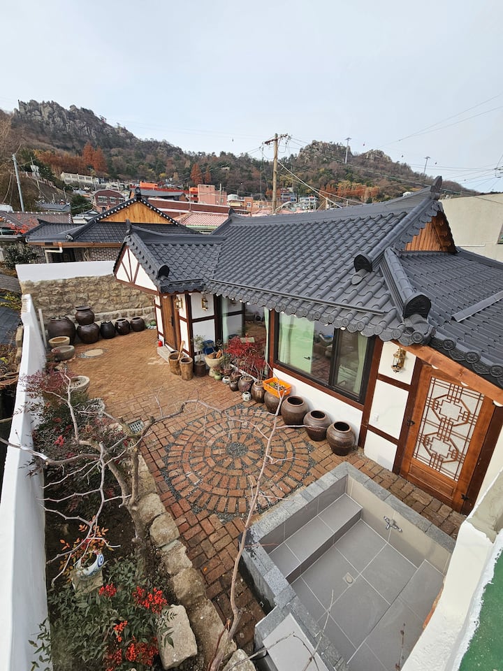 유달산을 품은 불멍 & 바베큐  한옥독채 유달산 달빛 - Mokpo-si