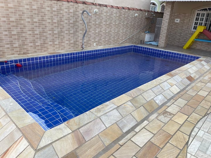 Casa Com Piscina A 300m Da Praia - Caraguatatuba