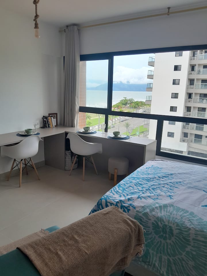 Flat Novo Em Frente à Praia - Caraguatatuba